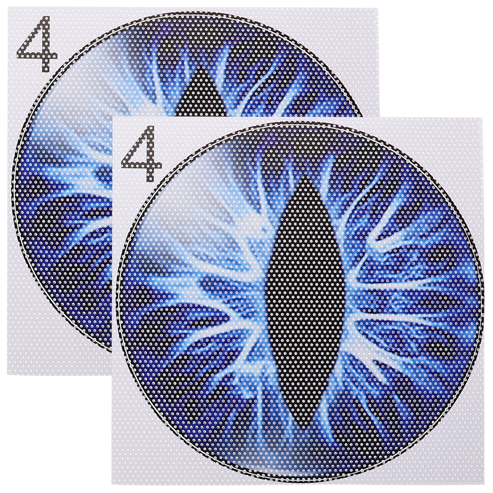 1 Pair Eye Shape Headlight Decals 3d Stereo Headlight Decal Stickers ...