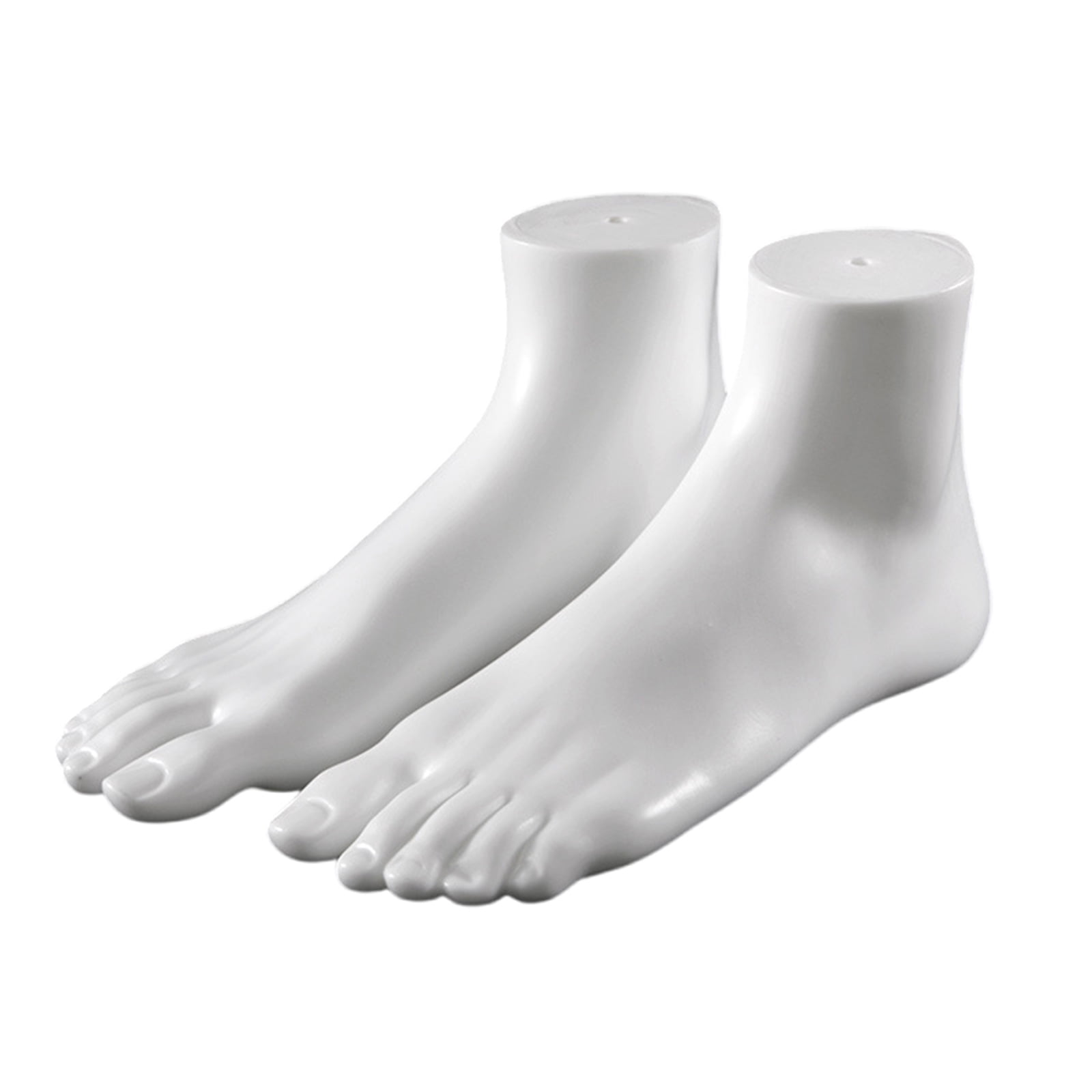 1 Pair Female Realistic Foot Model Foot Replicas Soft PVC Texture ...