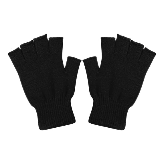 1 Pair Fingerless Gloves,Winter Fingerless Gloves for Women and Men ...