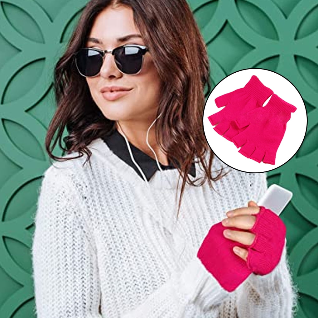 TELOLY 1 Pair Fingerless Gloves fo Protective Gear Comfortable Hands ...