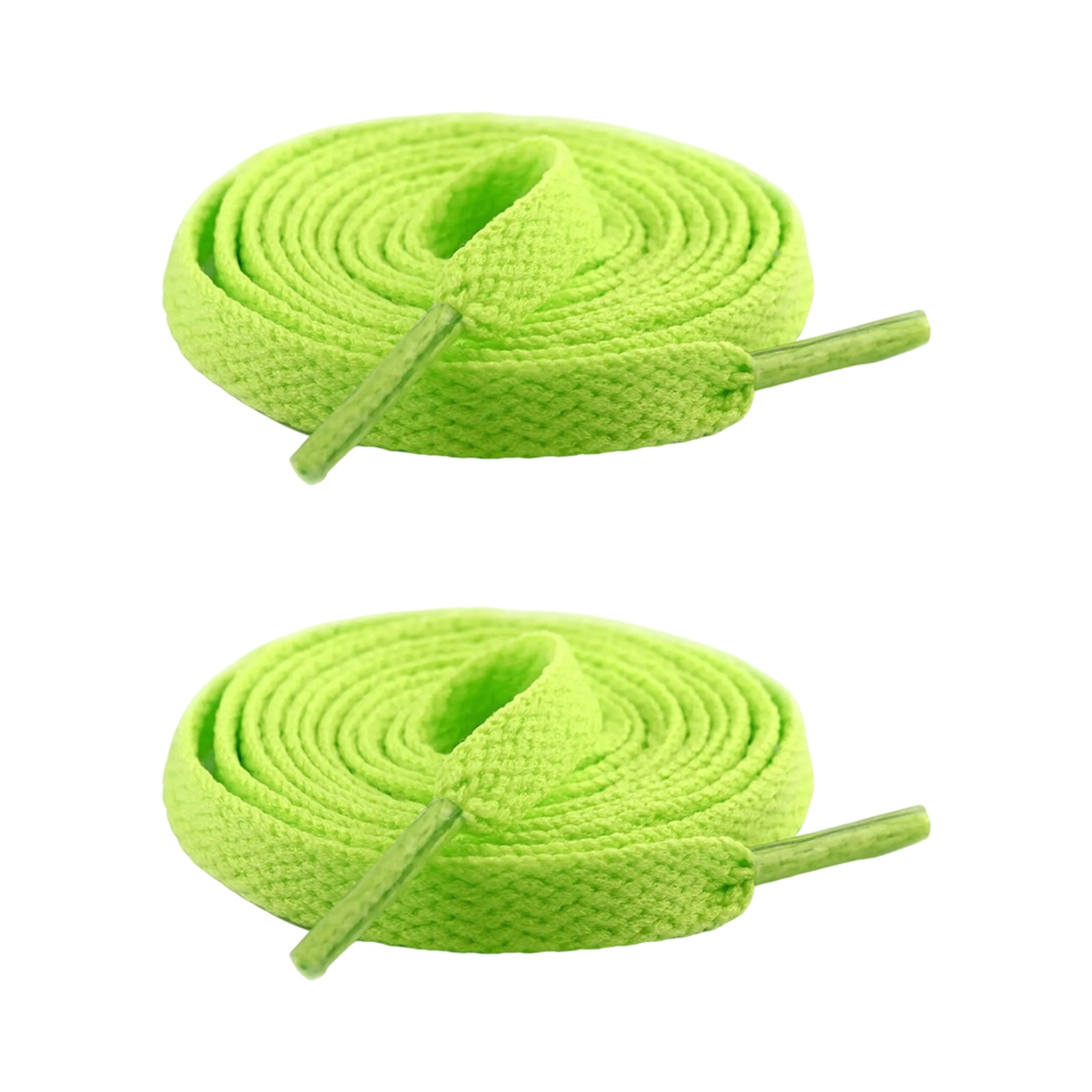 1 Pair Flat Sneaker Shoelaces 8mm Wide Multicolored Polyester Shoe ...