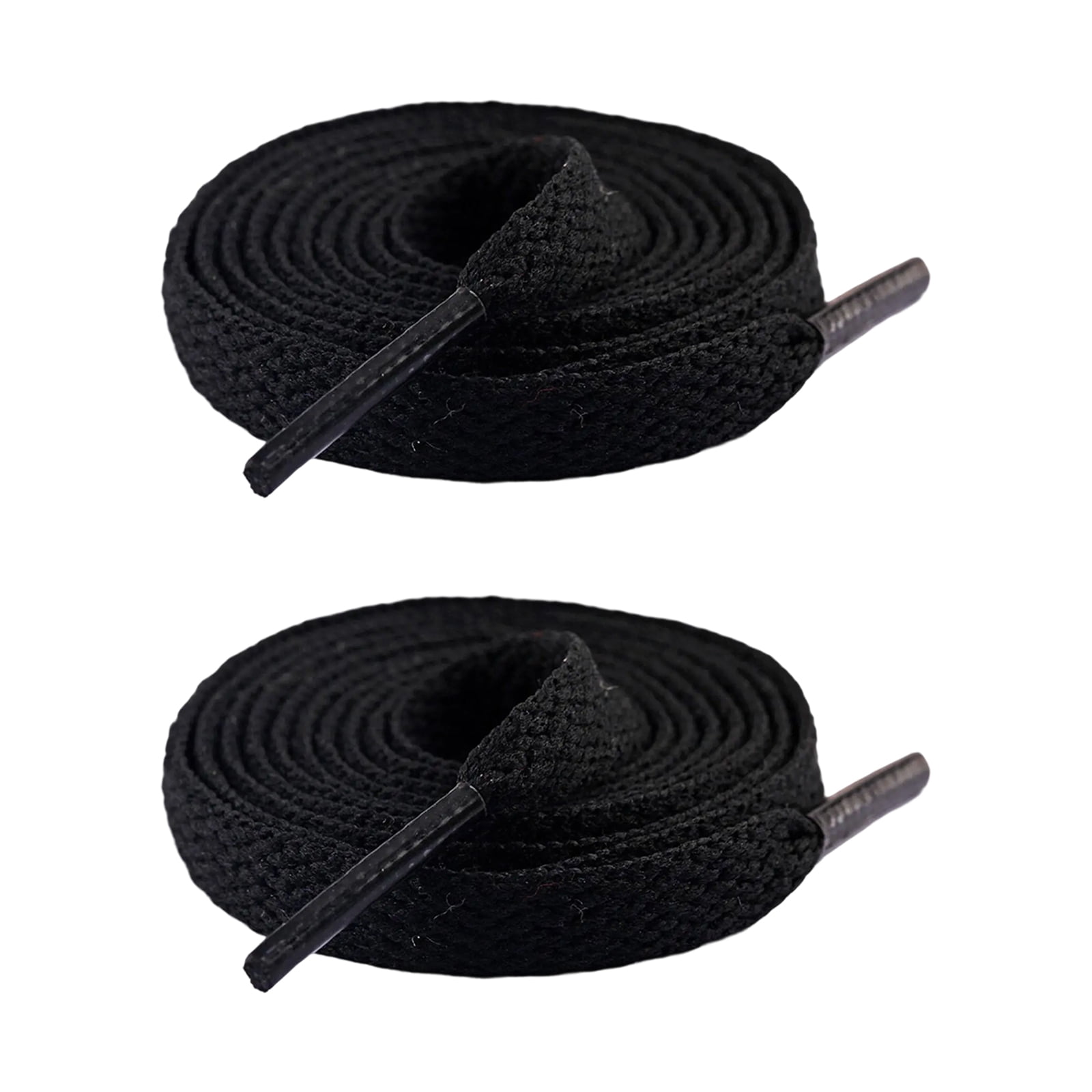 1 Pair Flat Sneaker Shoelaces 8mm Wide Universals Fit Colored Shoes ...