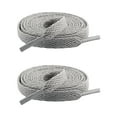 1 Pair Flat Sneaker Shoelaces 8mm Wide Universals Fit Colored Shoes ...