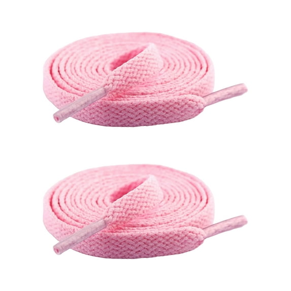 1 Pair Flat Sneaker Shoelaces 8mm Wide Universals Fit Colored Shoes Laces for Trainers and Board ...
