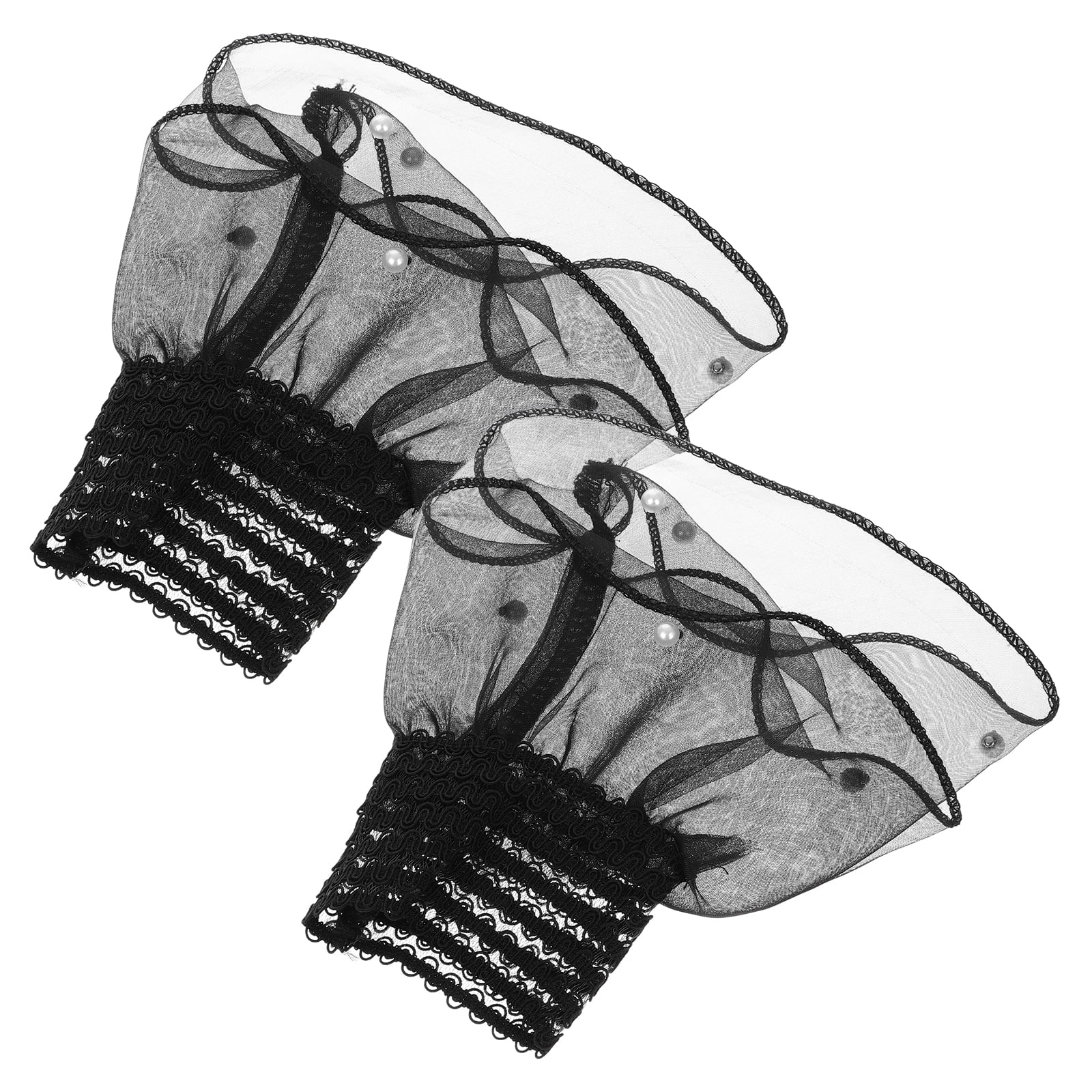 1 Pair Floral Layered Cuff Wrist Cuff Flower Layered Cuff Wrist Cuff ...