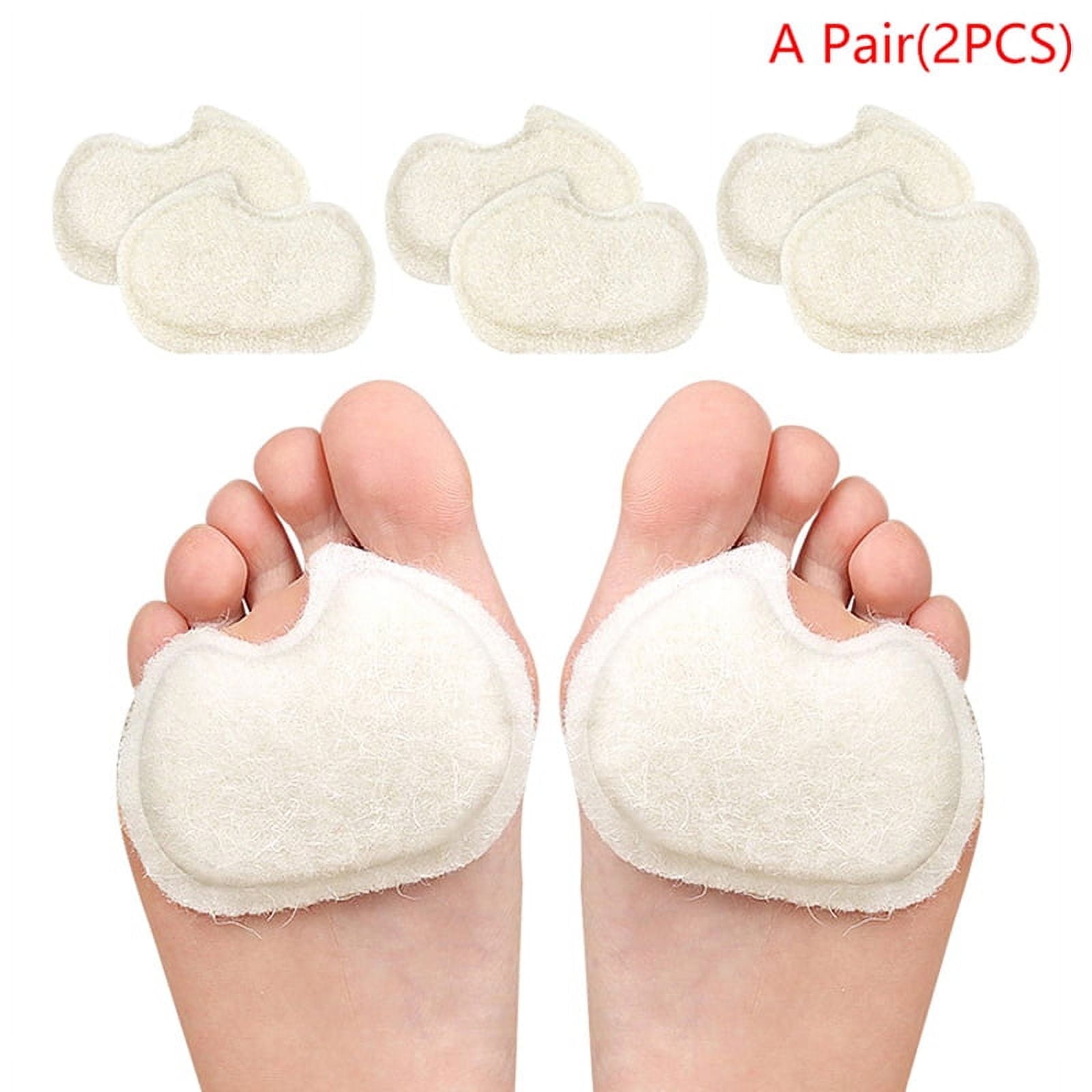 1 Pair Foot Pads for Dancer Sesamoiditis Ball of Feet Pain Felt ...