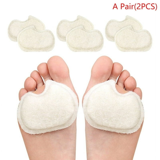 1 Pair Foot Pads for Dancer Sesamoiditis Ball of Feet Pain Felt ...