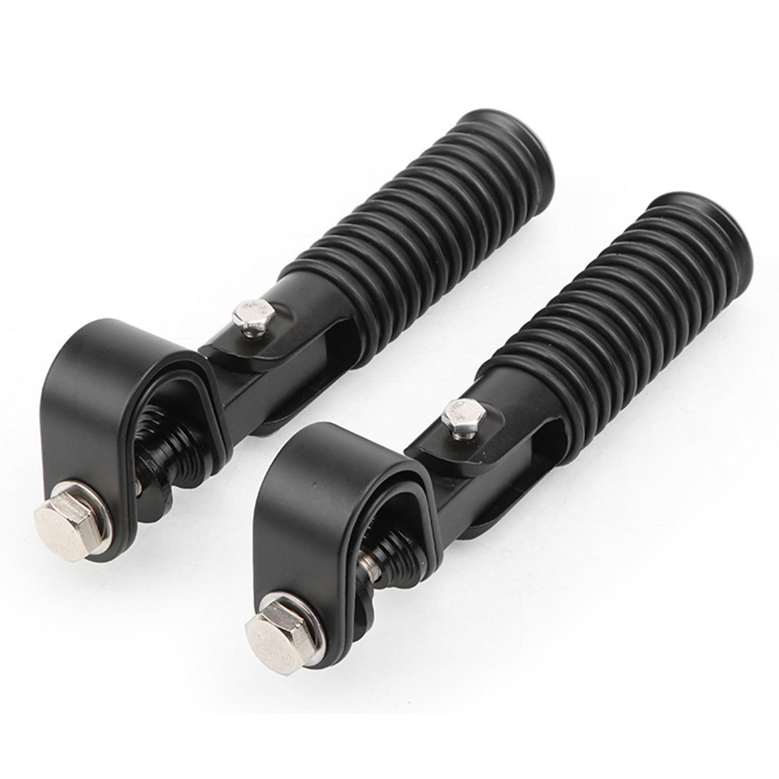 1 Pair Foot Pegs for 1''-1.2" Crash Bar Motorcycle Foldable Footpegs ...