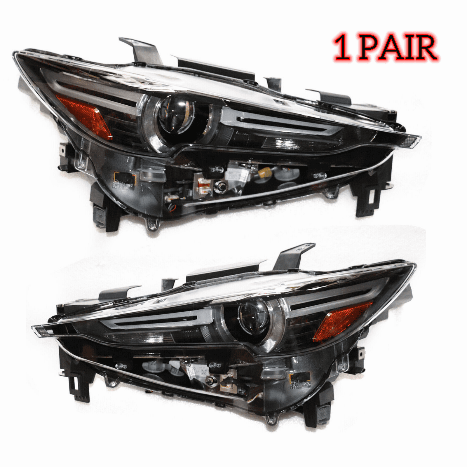 1 Pair For 2017-2020 Mazda CX-5 Full LED Headlights w/ AFS Headlamps ...