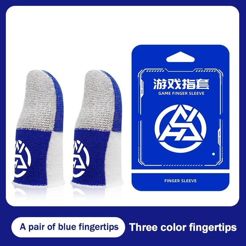 1 Pair Gamer Finger Gloves Sweatproof Anti-slip Ultra-thin Breathable ...