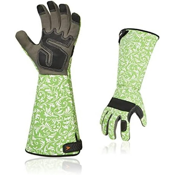 1 Pair Gardening Gloves Ladies,Safety Work Gloves,Long Sleeves Gauntlet ...