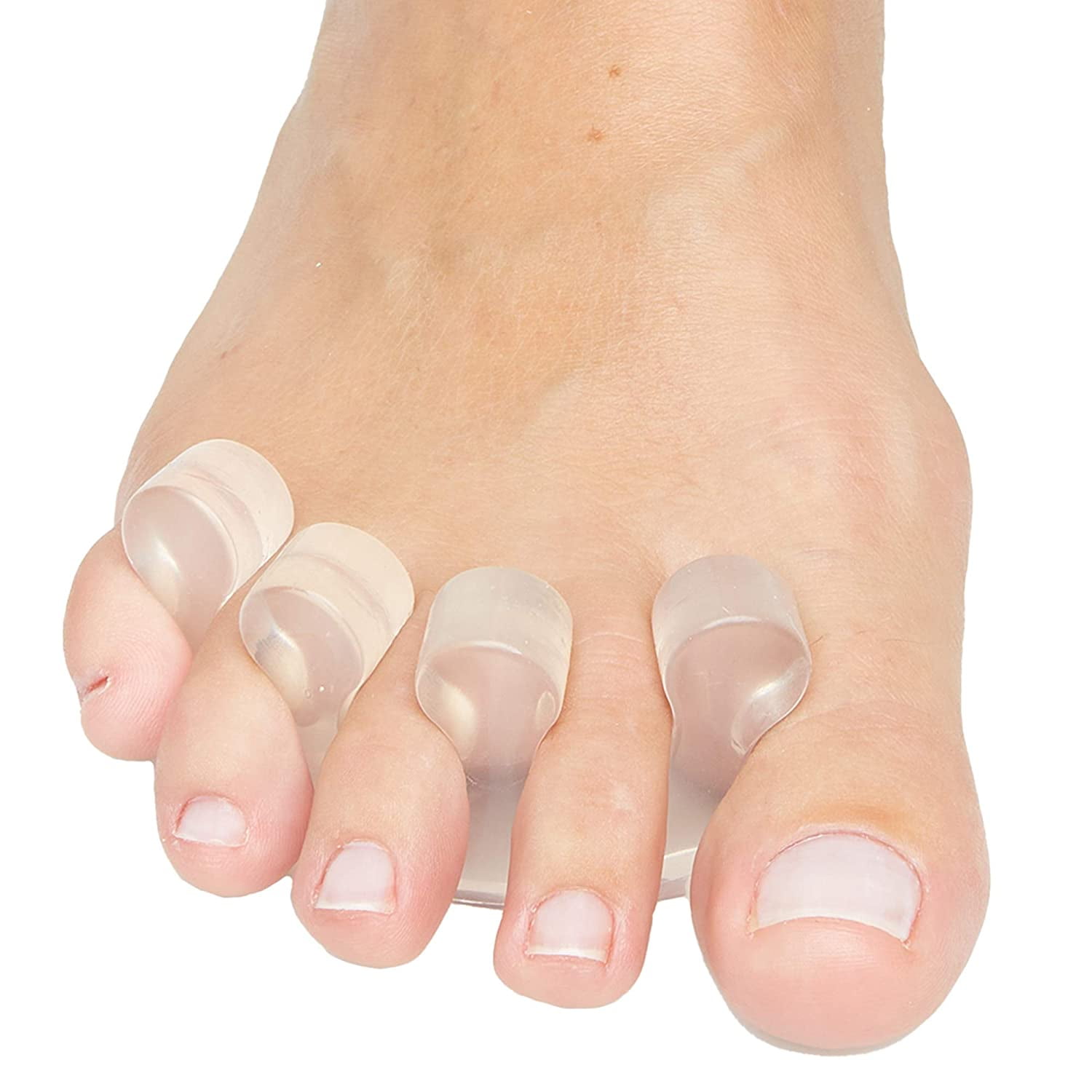 1 Pair Gel Toe Separators for Pedicure, Nail Polish, Toenail Trimming ...