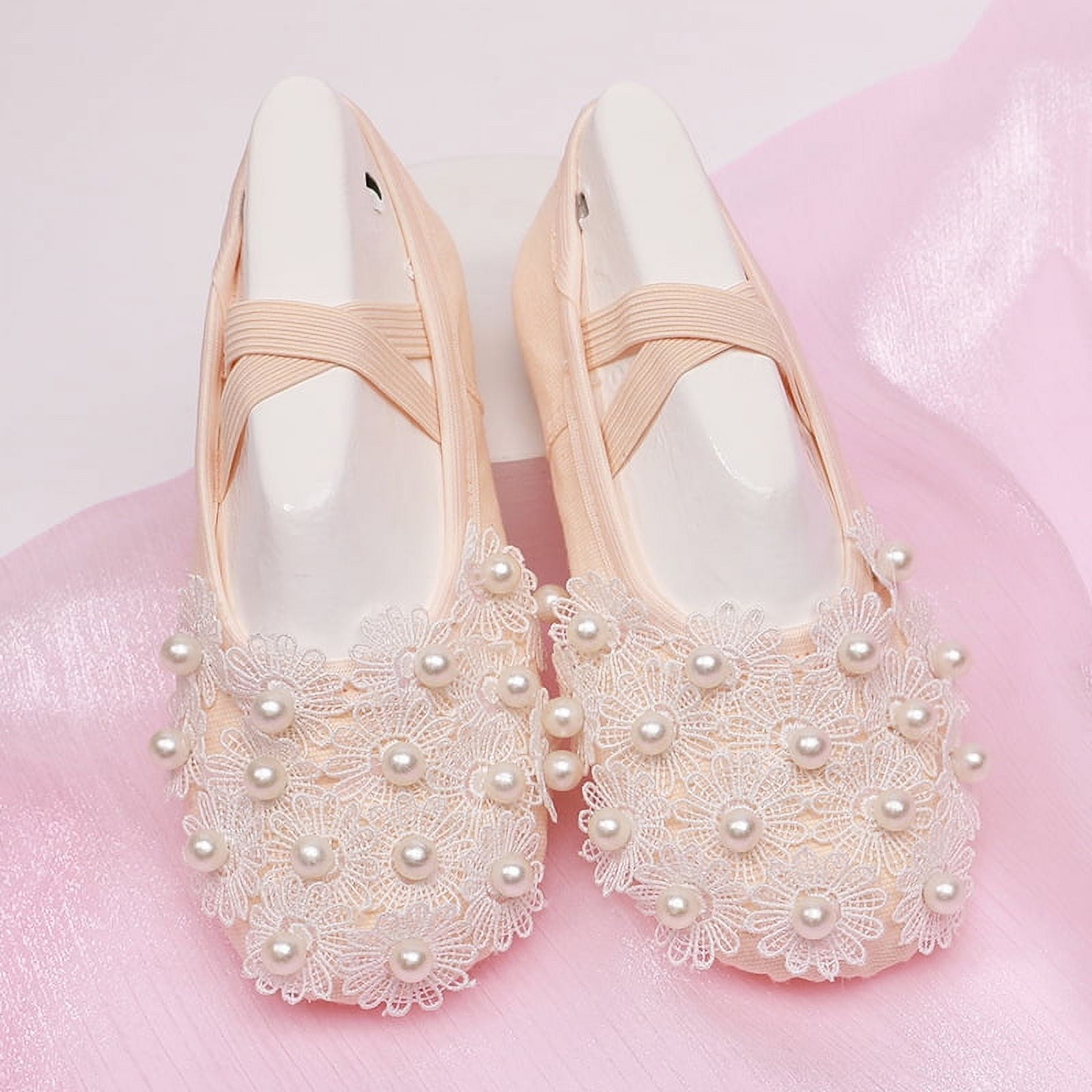 1 Pair Girls Ballet Shoes Girls Dance Shoes Ballet Pointe Shoes Dancing ...
