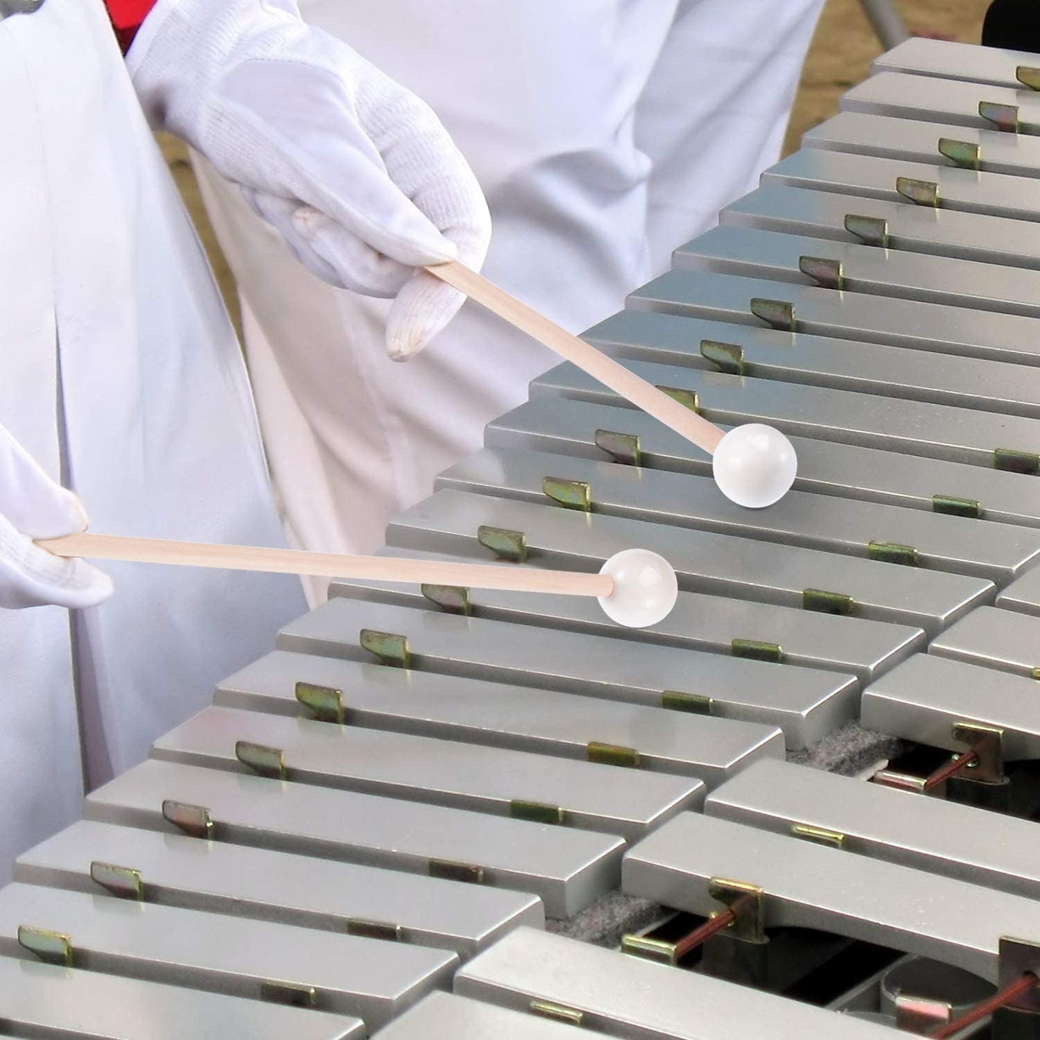 1 Pair Glockenspiel Mallets Hard Mallets Xylophone Mallets Hard Polymer Mallet Glockenspiel ...