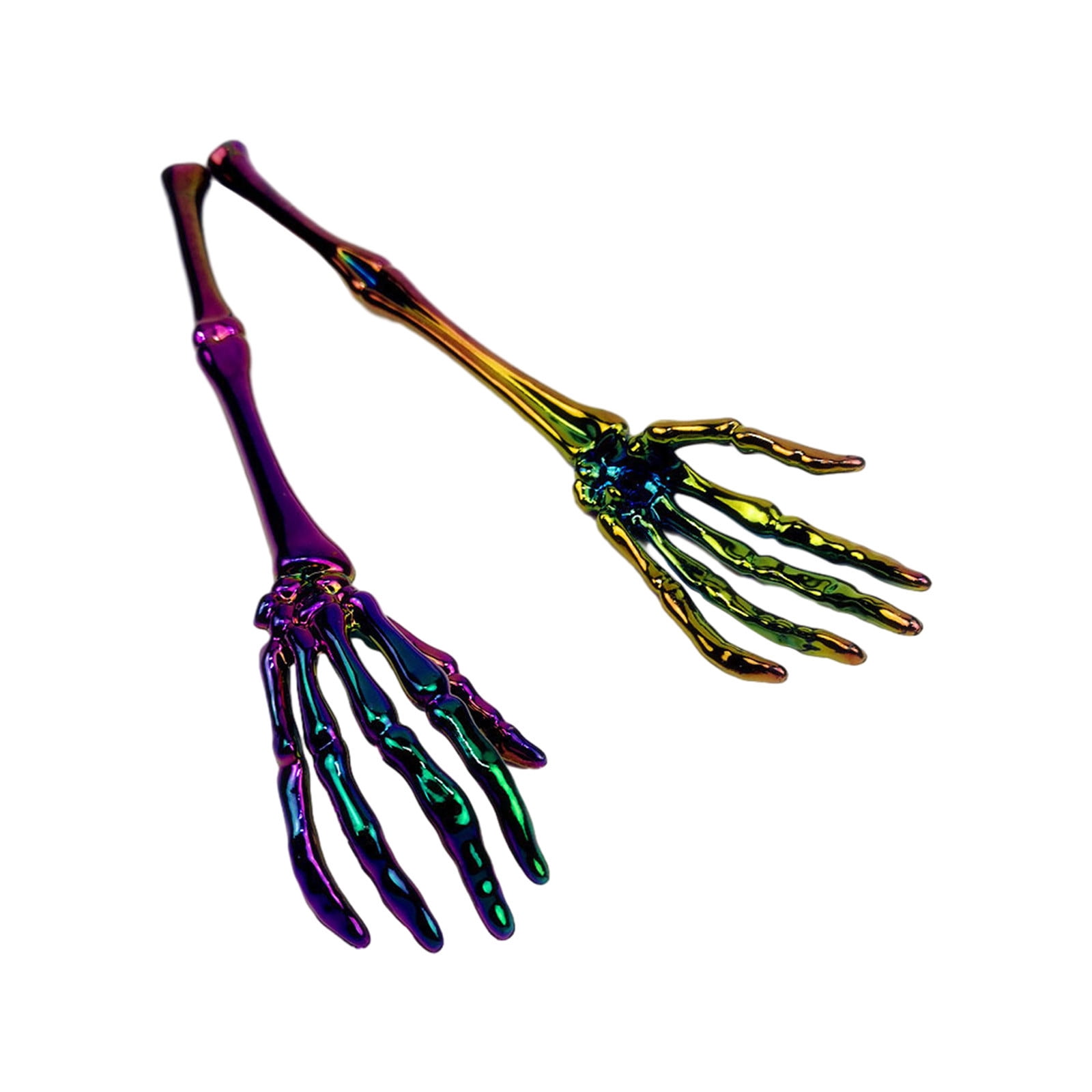 1 Pair Halloween Forks Simulation Skull Skeleton Flatware Salad Dinner ...