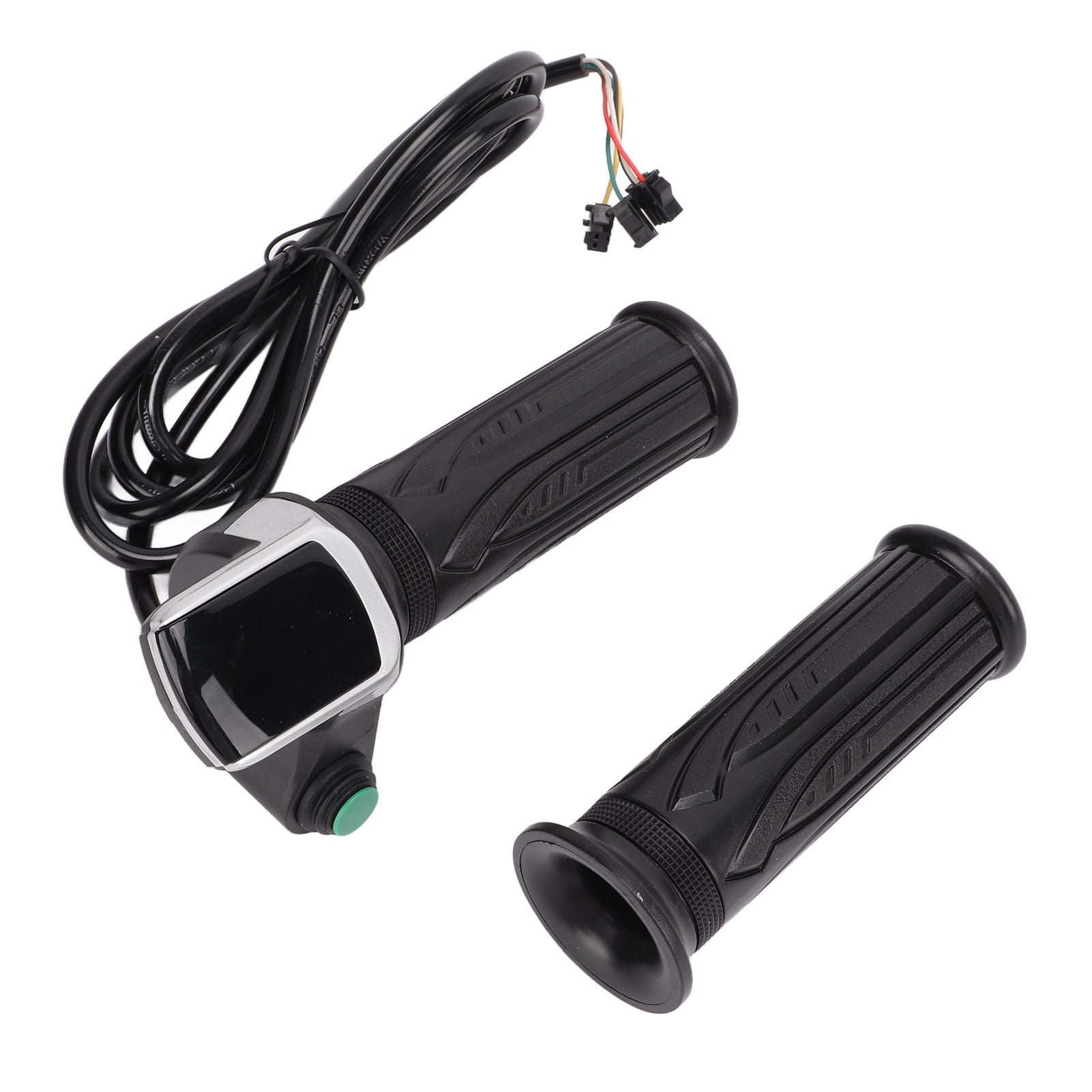 1 Pair Handlebar Throttle Grip Universal LED Display Wire Twist ...