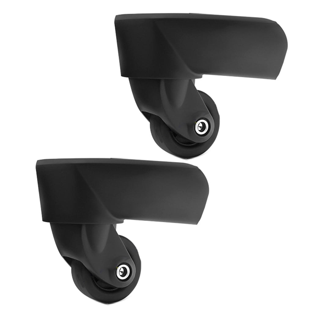 1 Pair Heavy Duty Luggage Wheel Replacement Trolley Casters 360 Degree ...