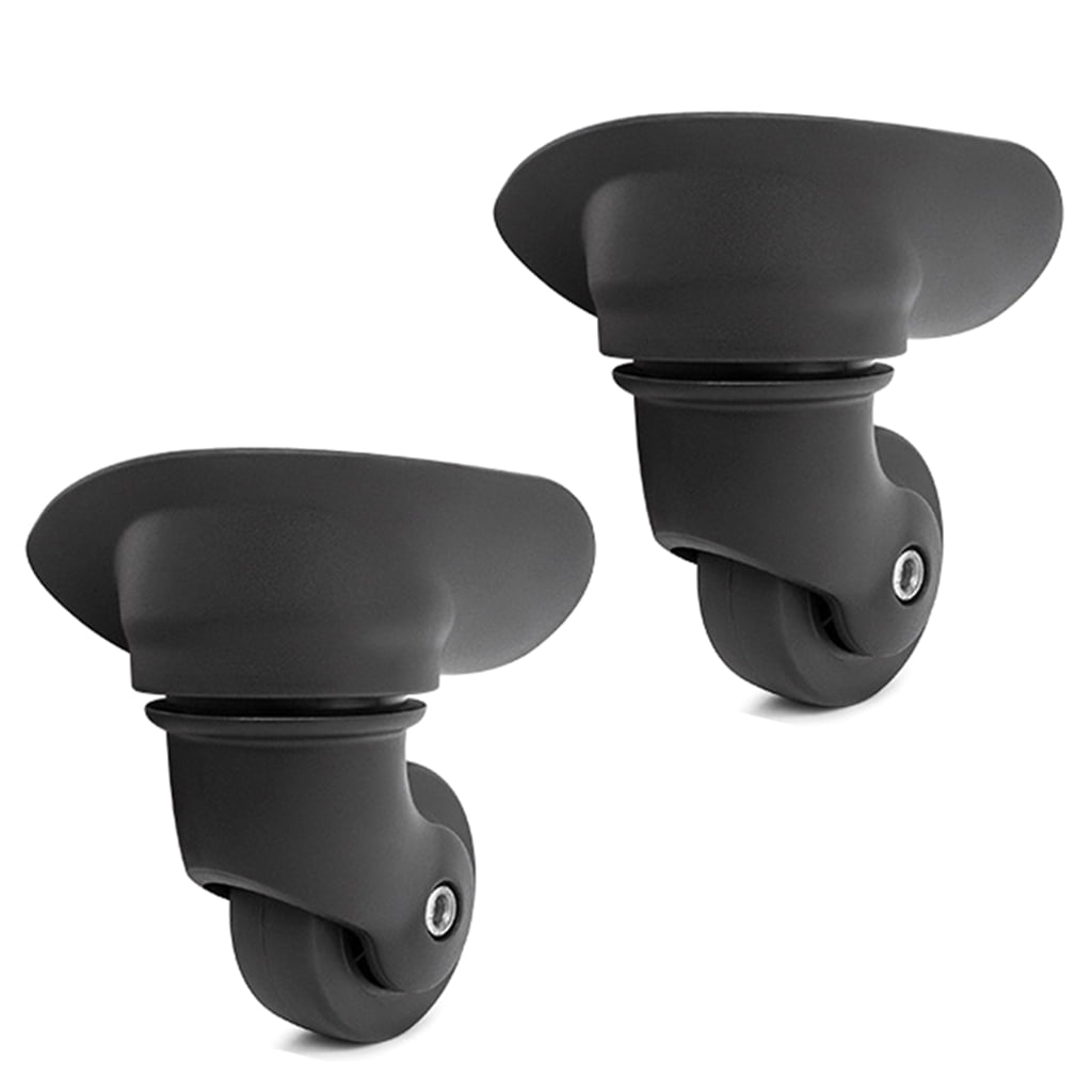 1 Pair Heavy Duty Luggage Wheel Replacement Trolley Casters 360 Degree ...