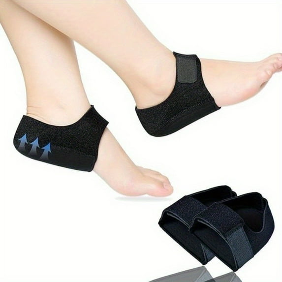 1 Pair Heel Cushion Shock Absorbing Hook And Loop Heel Protector ...