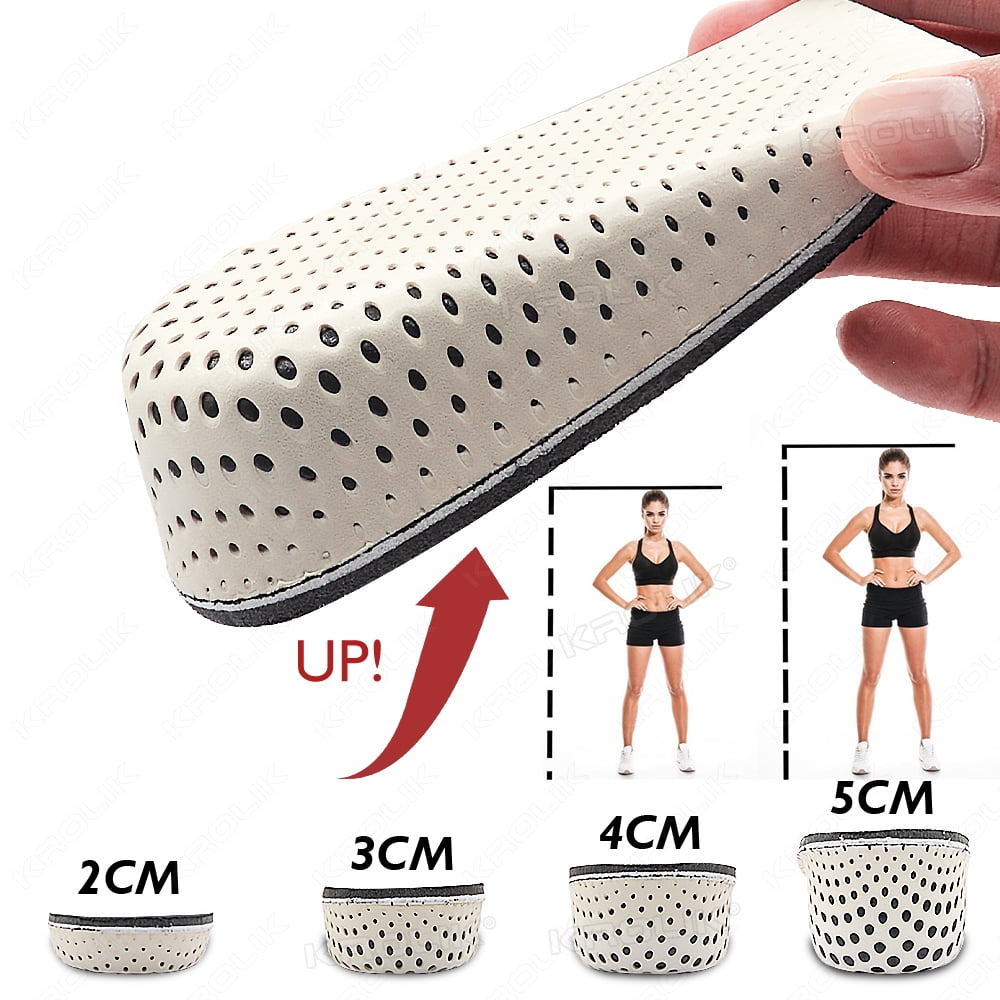 1 Pair Height Increase Half Shoe Insoles Heel Insert Sports Shoes Pad ...