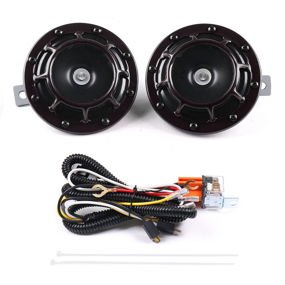 1 Pair Hella Super Loud Compact Electric Blast Tone Air Horn 12V 115DB ...
