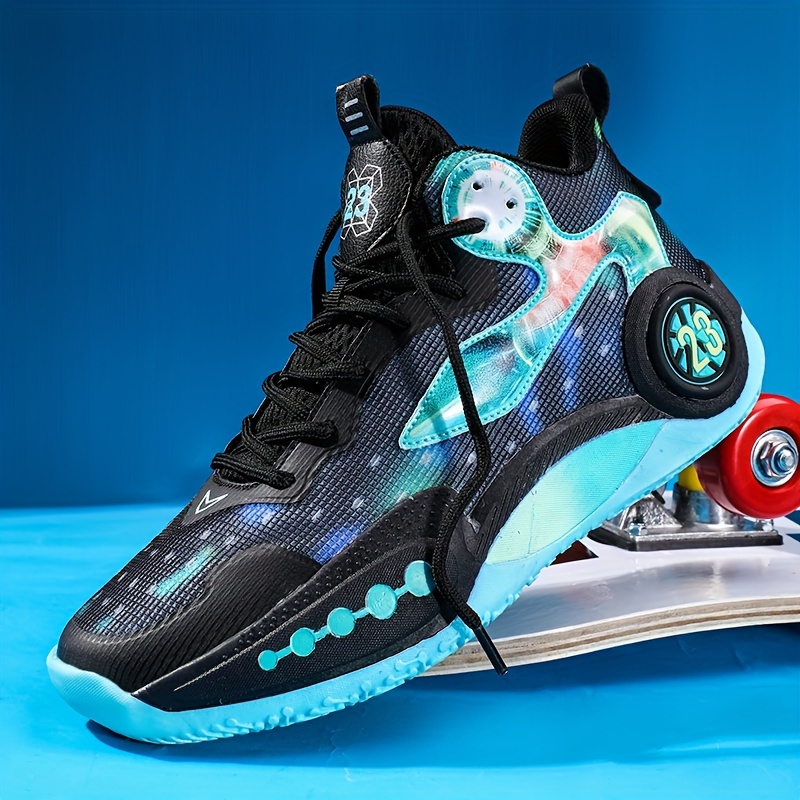 [1 Pair High-Top Basketball Shoes] 1 Pair 2024 Men'S High-Top ...