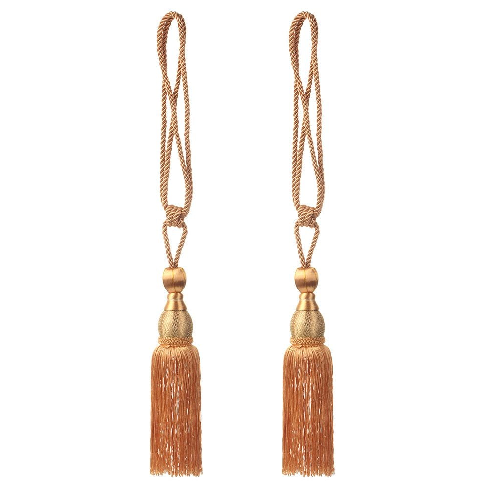 1 Pair Home Decor Large Simple Modern Tie Backs Tassel Curtain Rope ...