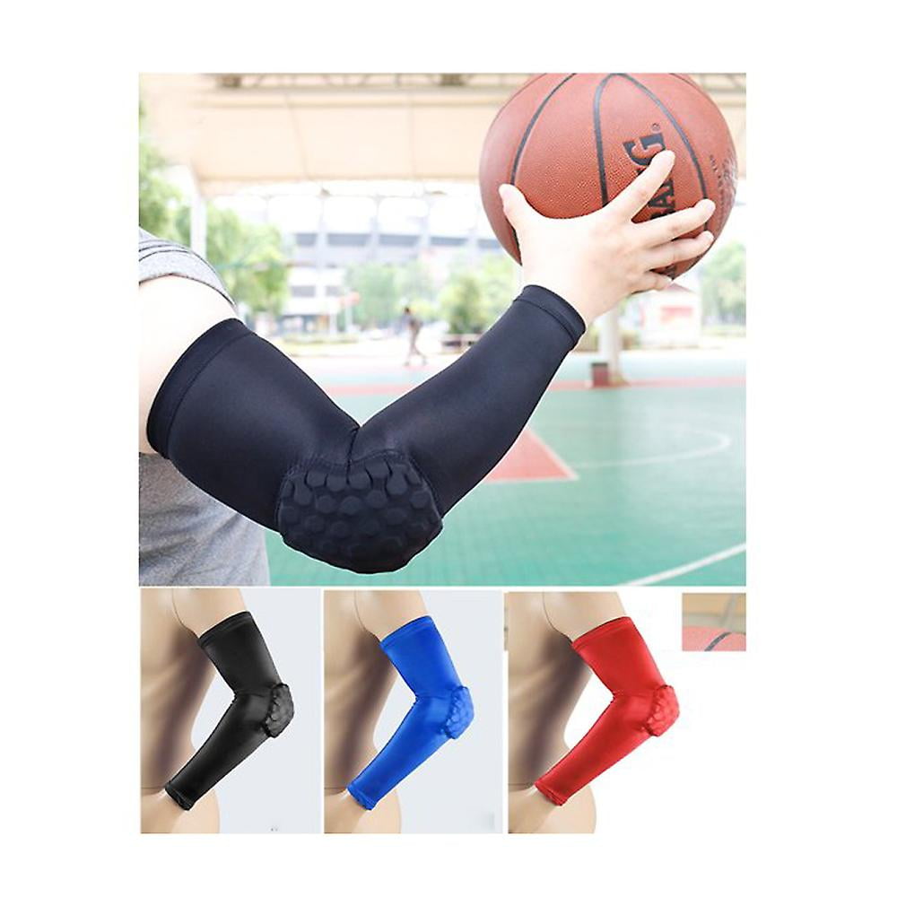 1 Pair Honeycomb Crashproof Elbow Sleeve Pad Protective Compression