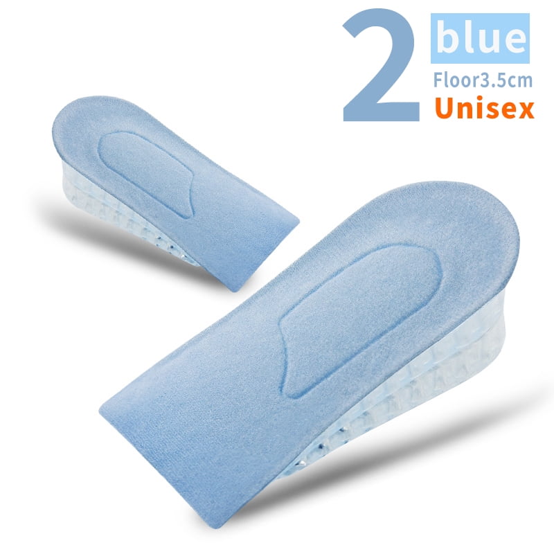 1 Pair Invisible Height Increase Insoles for Women Men Half Insole 3-4 ...