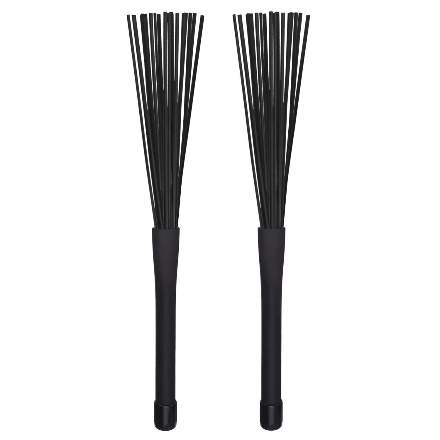 1 Pair Jazz Drum Brushes Retractable Drum Sticks 32 cm black - Walmart.com