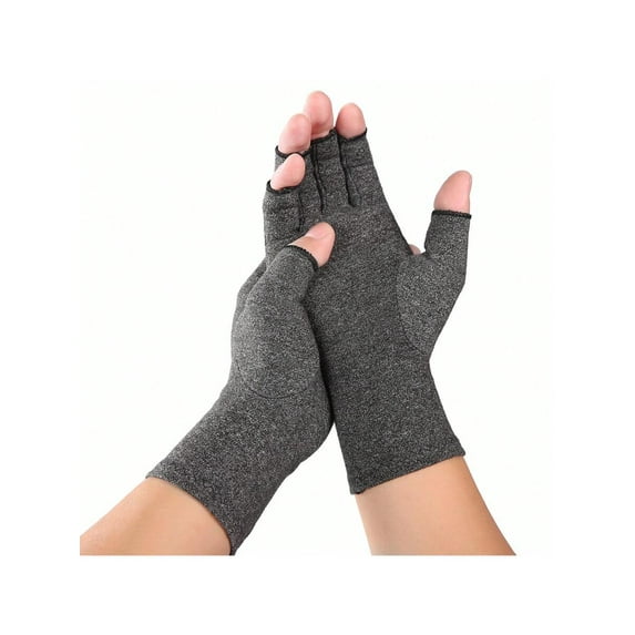 1 Pair Joint Compression Gloves, Anti-Slip Breathable Care Half-Finger ...
