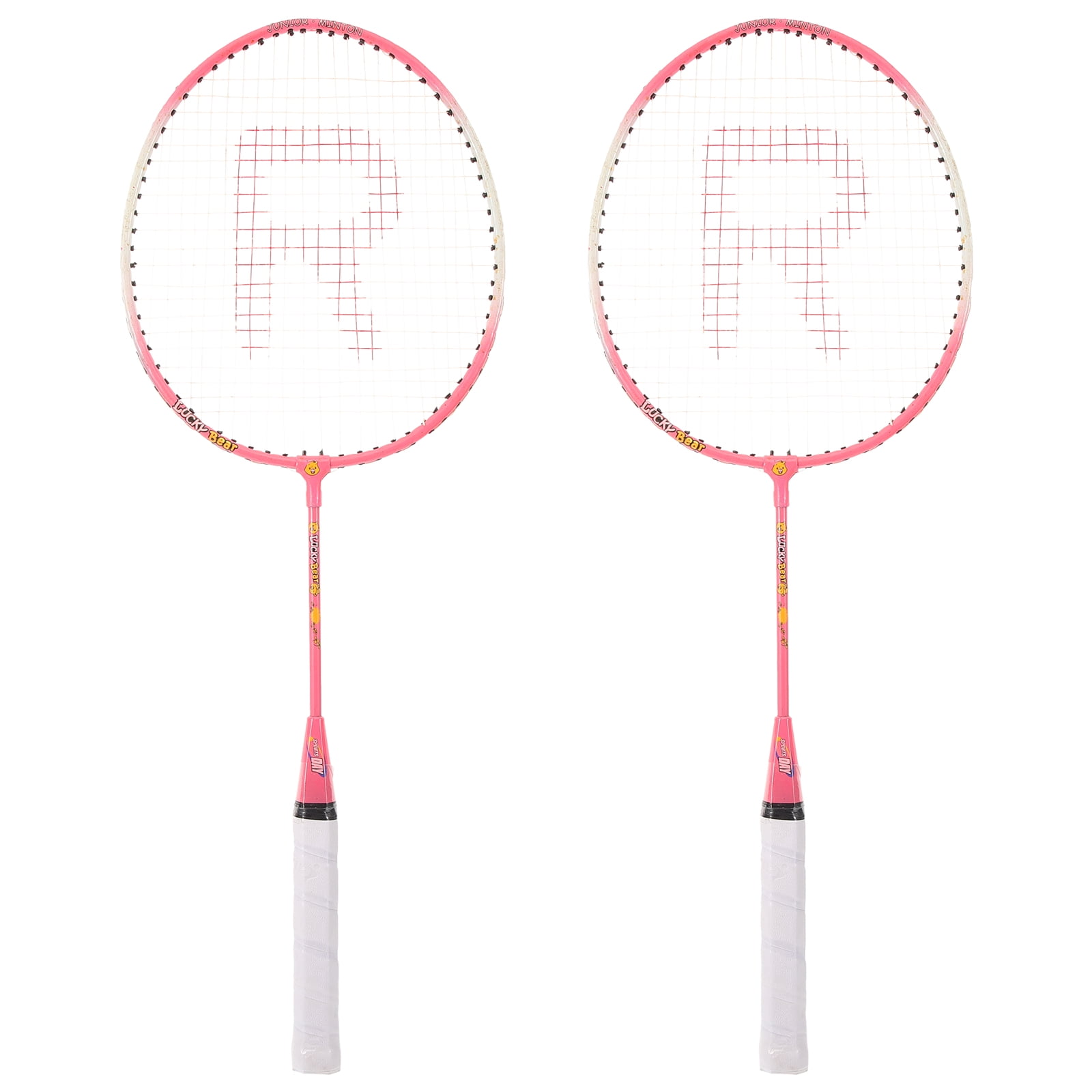 1 Pair Kids Aluminium Alloy Badminton Racket Outdoor Sports Racket Set ...