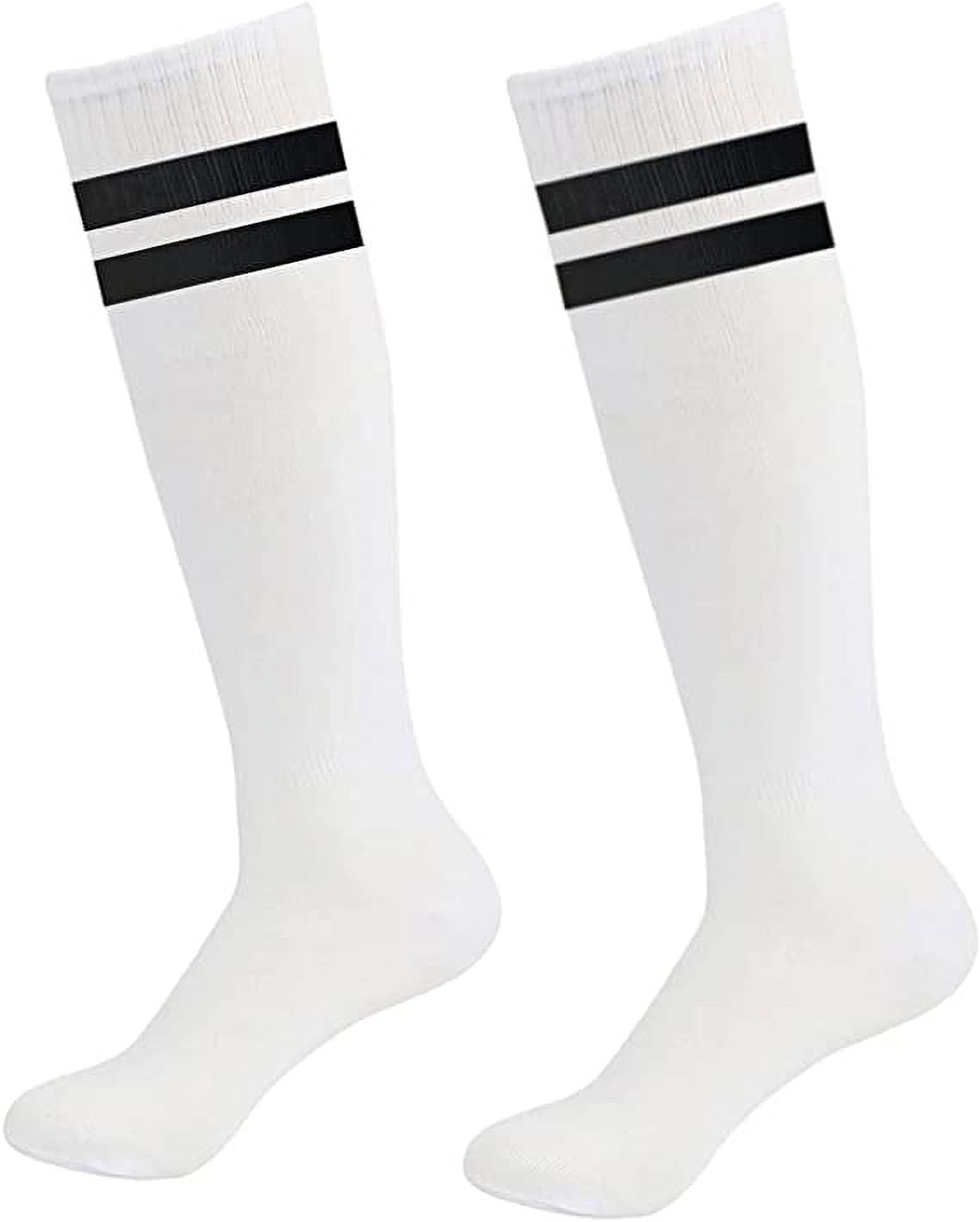 1 Pair Kids Soccer Socks Knee High Socks Striped Socks for Athletic ...