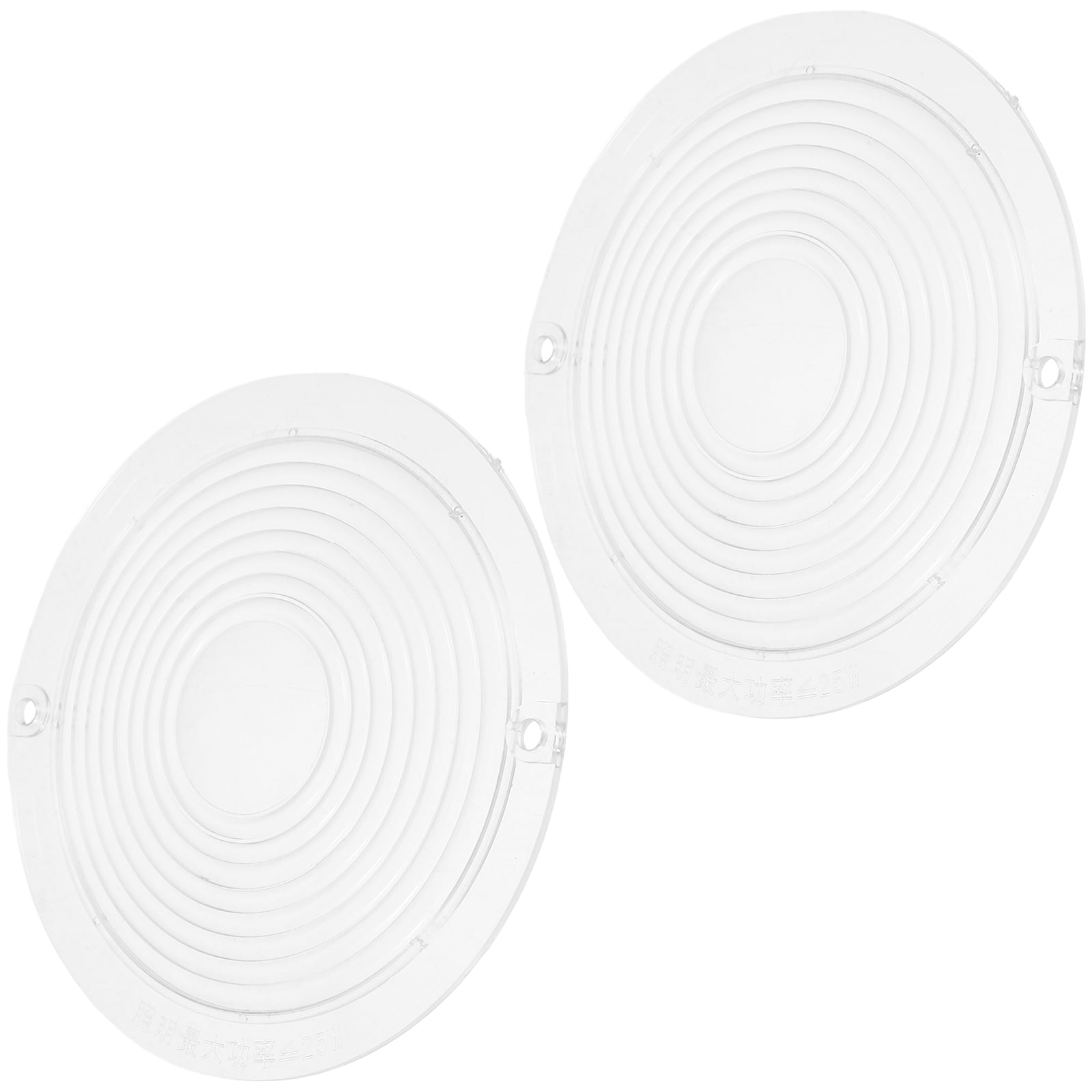 1 Pair Kitchen Range Hood Light Cover Clear Lampshade For Range Hood ...