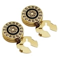 1 Pair Korean Styles Button Covers Rhinestones Cufflinks Round Cuff ...