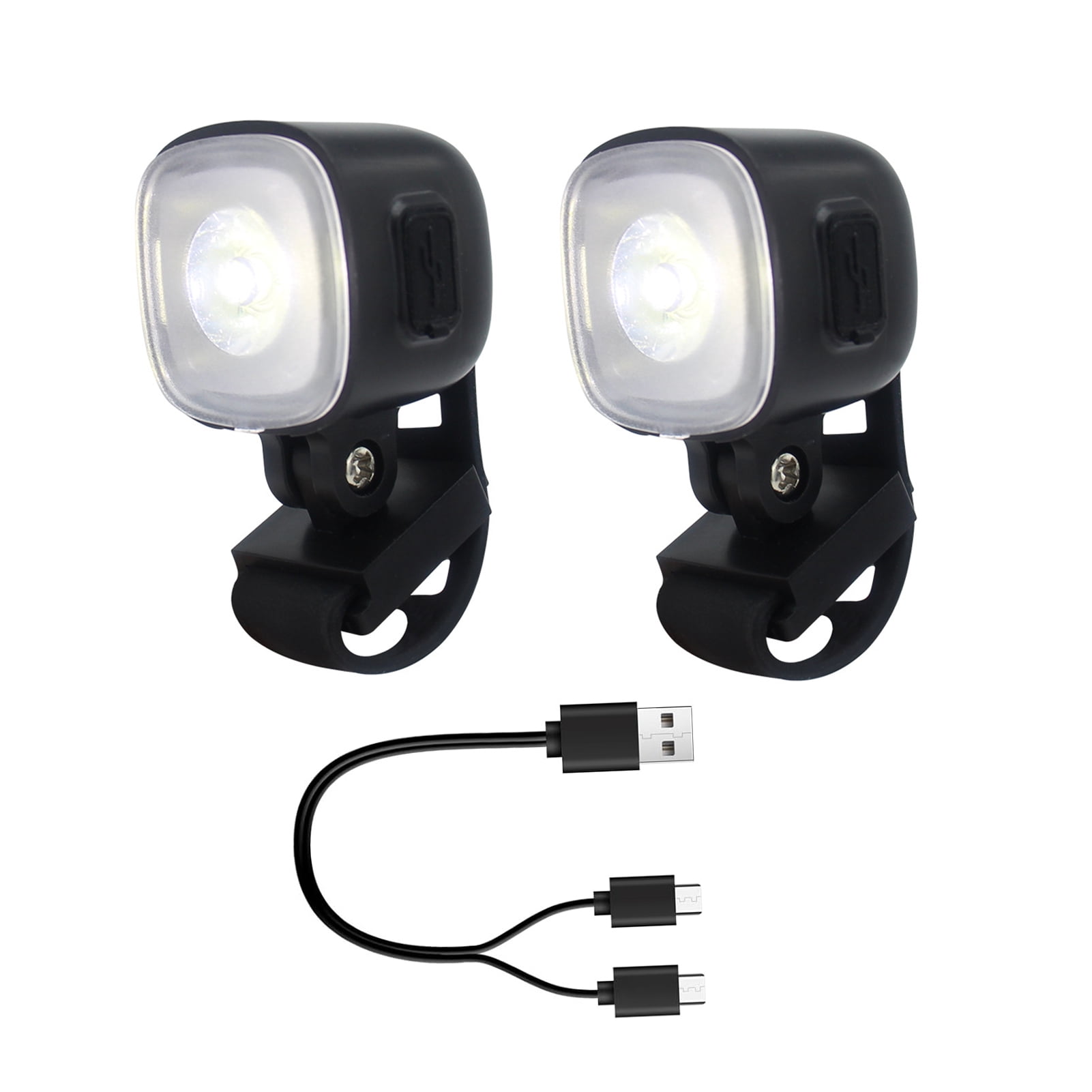 1 Pair LED Shoe Lights Rechargeable Headlights Waterproof High Lumens ...