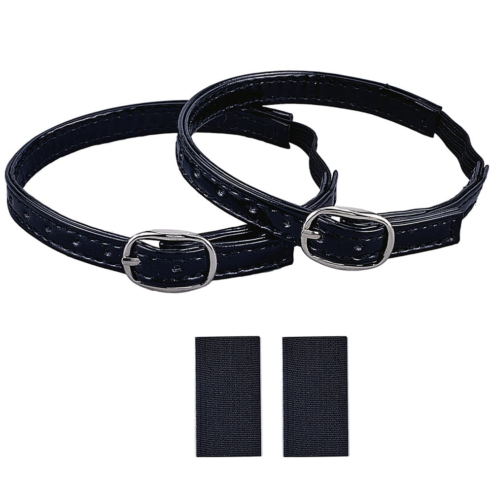 1 Pair Leather Shoelace Bands with Iron Anti-Loose Shoelaces for High ...