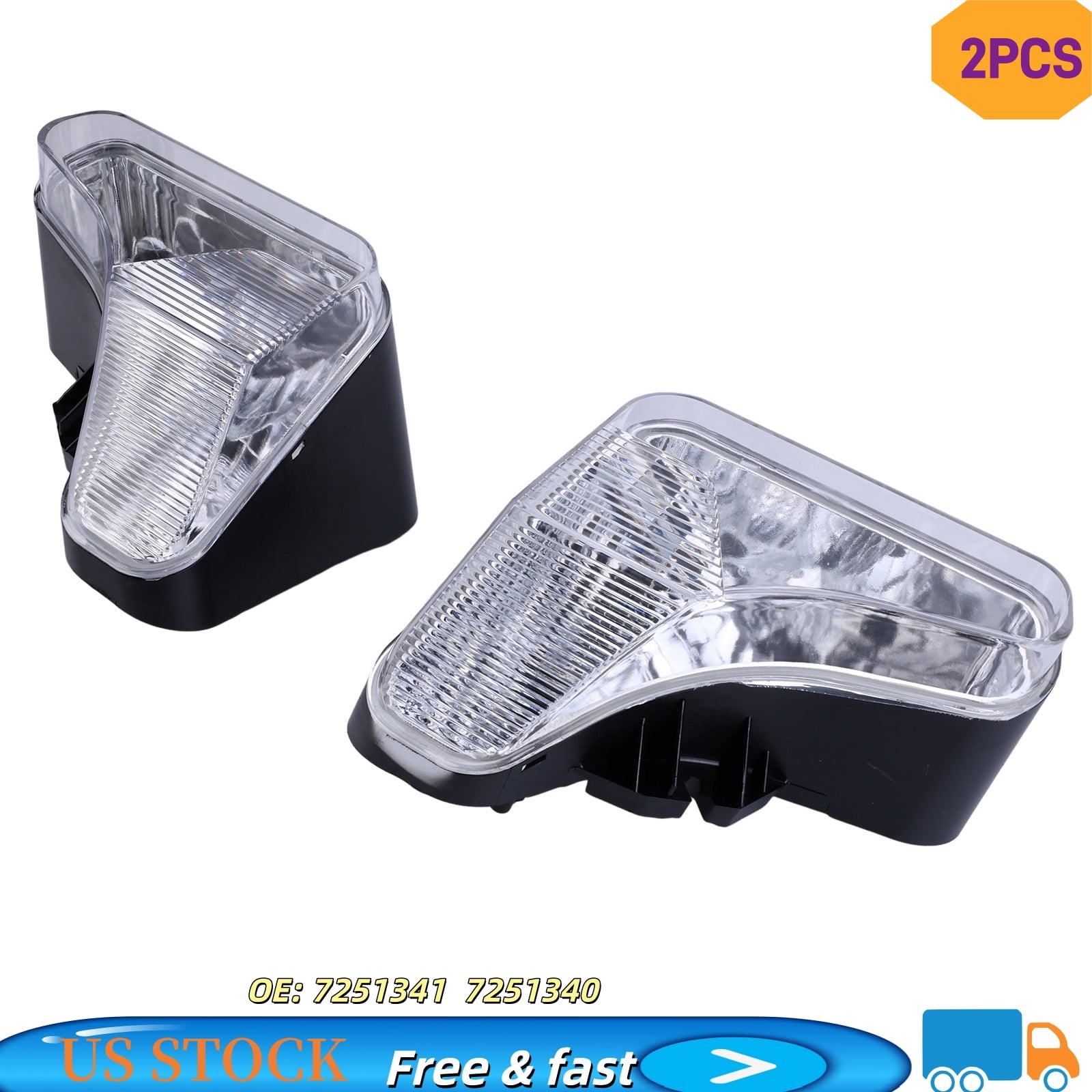 1 Pair Led Headlights Headlamp Assembly Replacement for Bobcat S510 ...