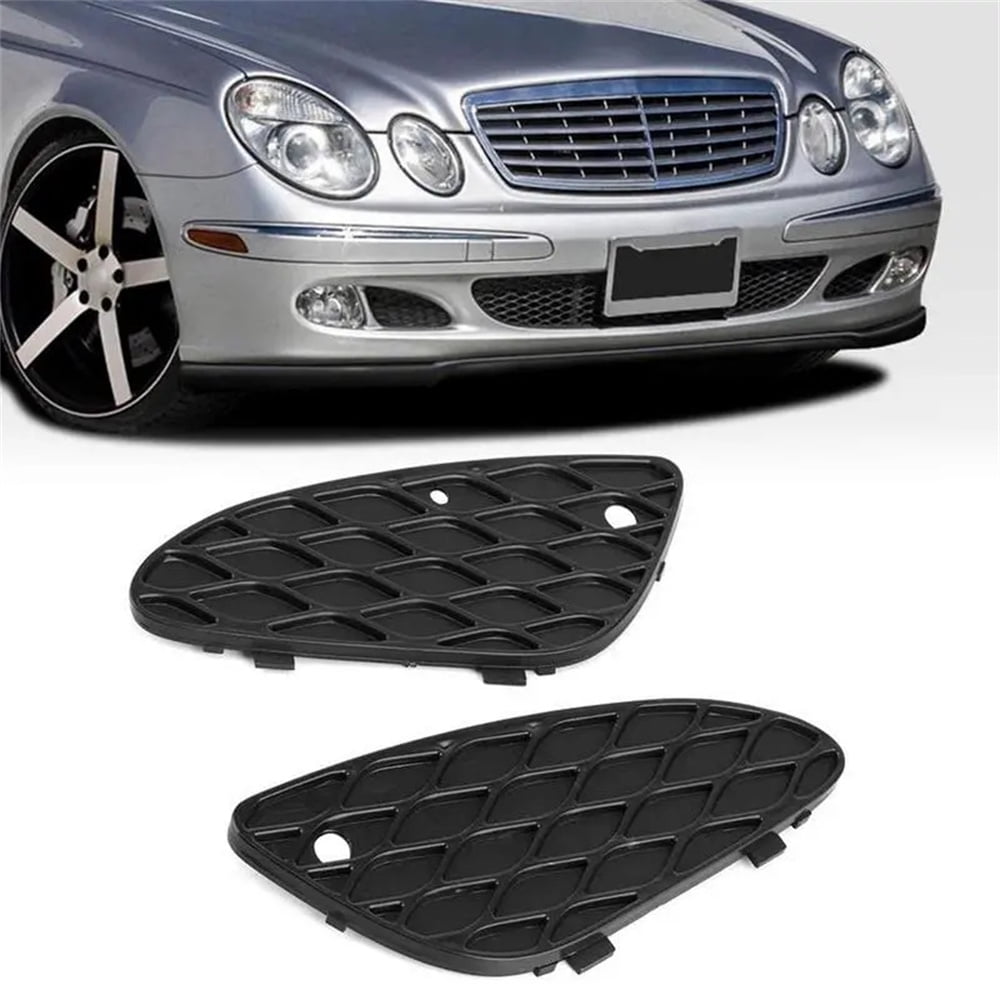 1 Pair Left +Right Front Bumper Cover Mesh Grille For Mercedes W211 E ...