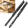 1 Pair Locking Full Extension Ball Bearing Drawer Slides 12 14 16 18 20 ...