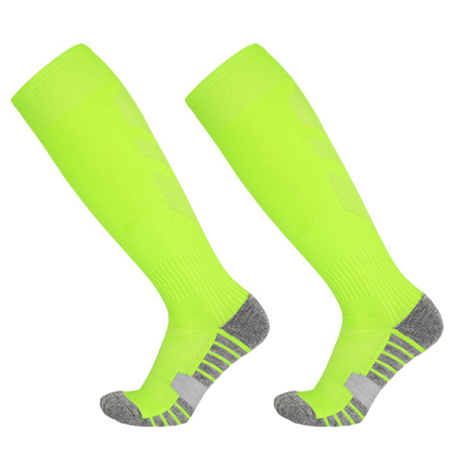 1 Pair Long Tube Football Socks For Kids Enhances Grip Sweat Absorbing ...