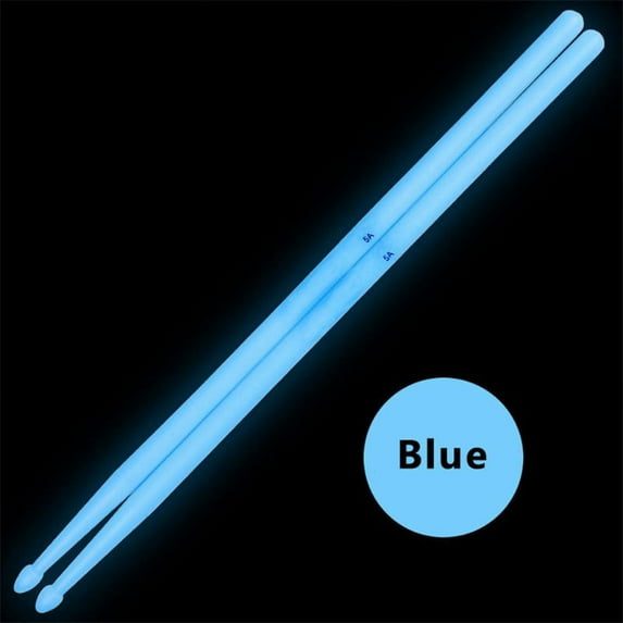 1 Pair Luminous Drumsticks Light Up,5A Fluorescent Drum Sticks for ...