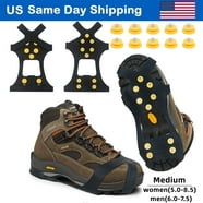 OROOTL Ice Cleats Walk Traction Cleats Crampons for Hiking Boots Snow ...