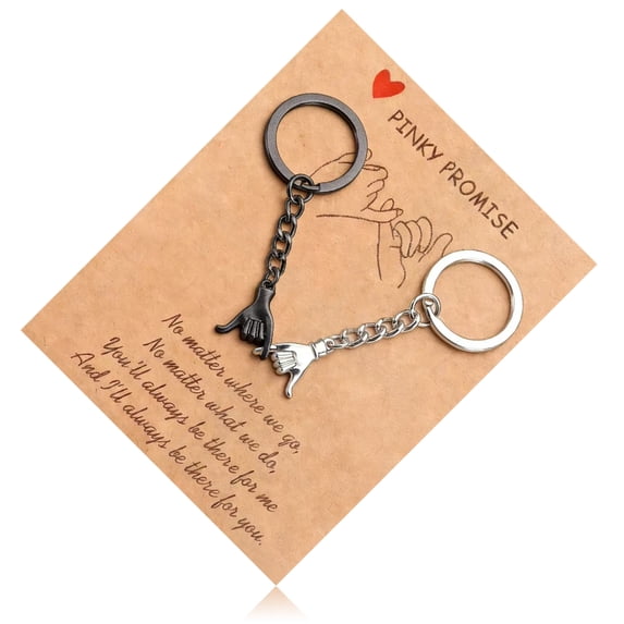 1 Pair Matching Affection Keychains For Couples Elegant Hand Holding ...
