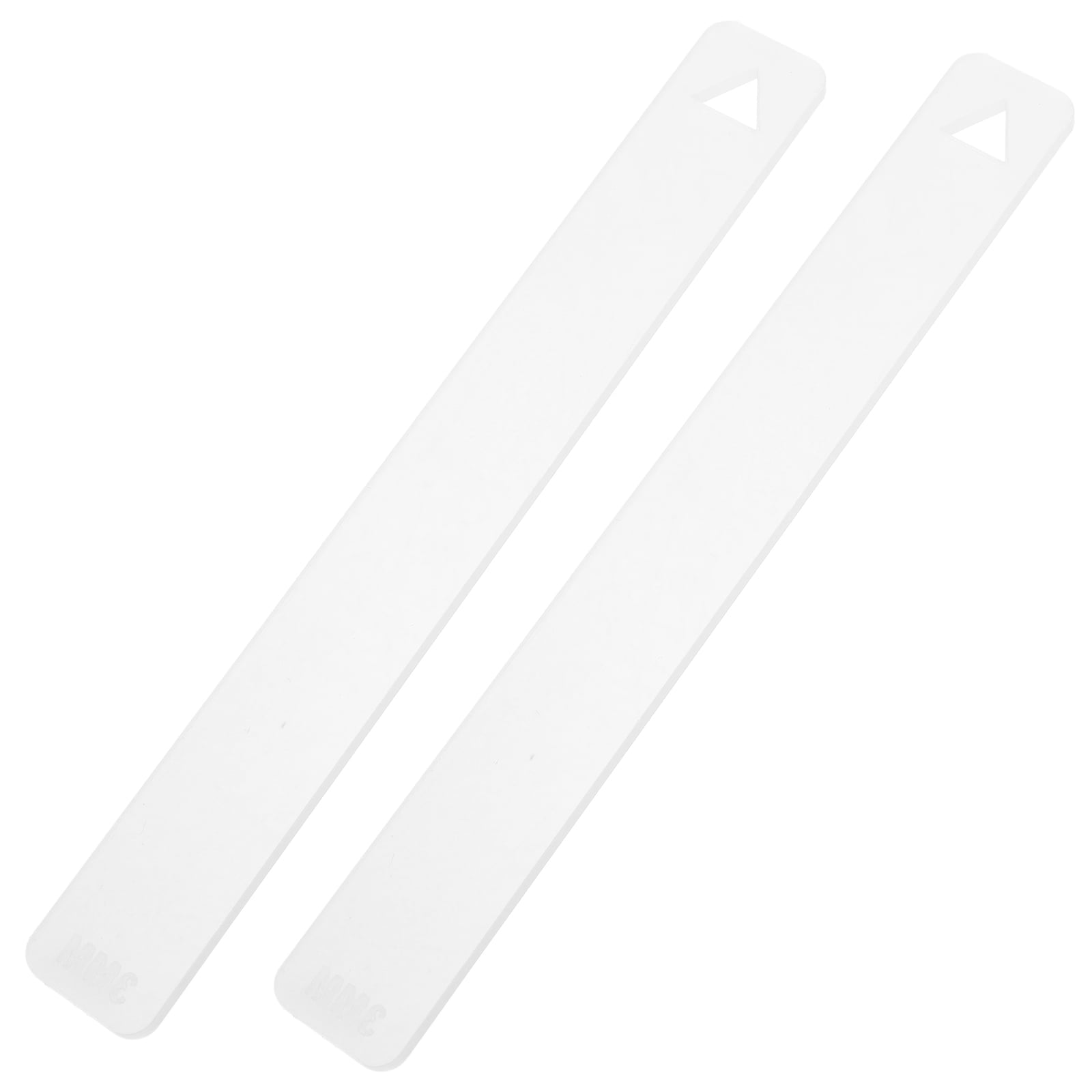 1 Pair Of Measuring Polymer Clay Ruler Pottery Ruler Clay Depth Guide ...