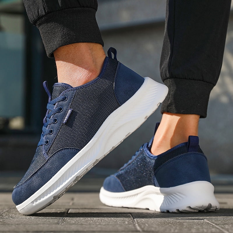1 Pair Men'S Casual Sports Shoes | Wide Toe Outdoor Solid Color Style ...
