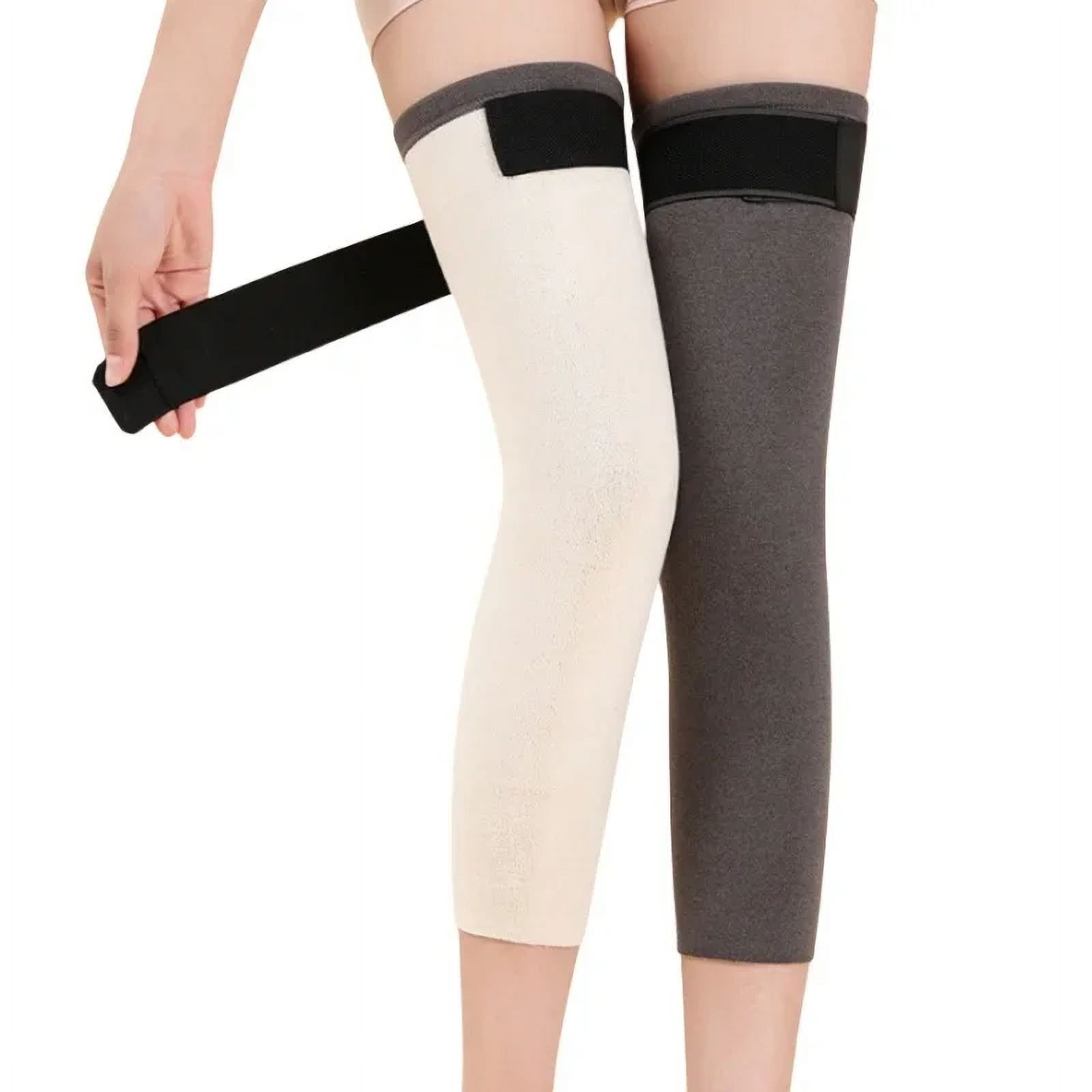 1 Pair Men Women Cotton Plush Leg Warmers Winter Rheumatic Arthritis ...