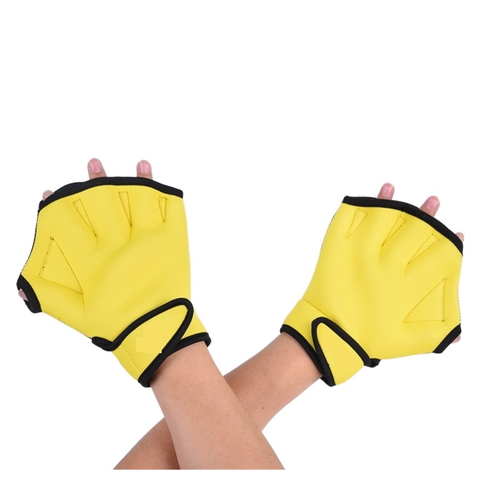 1 Pair Men Women Diving Gloves Snorkeling Dive Swimming Paddles Palm ...