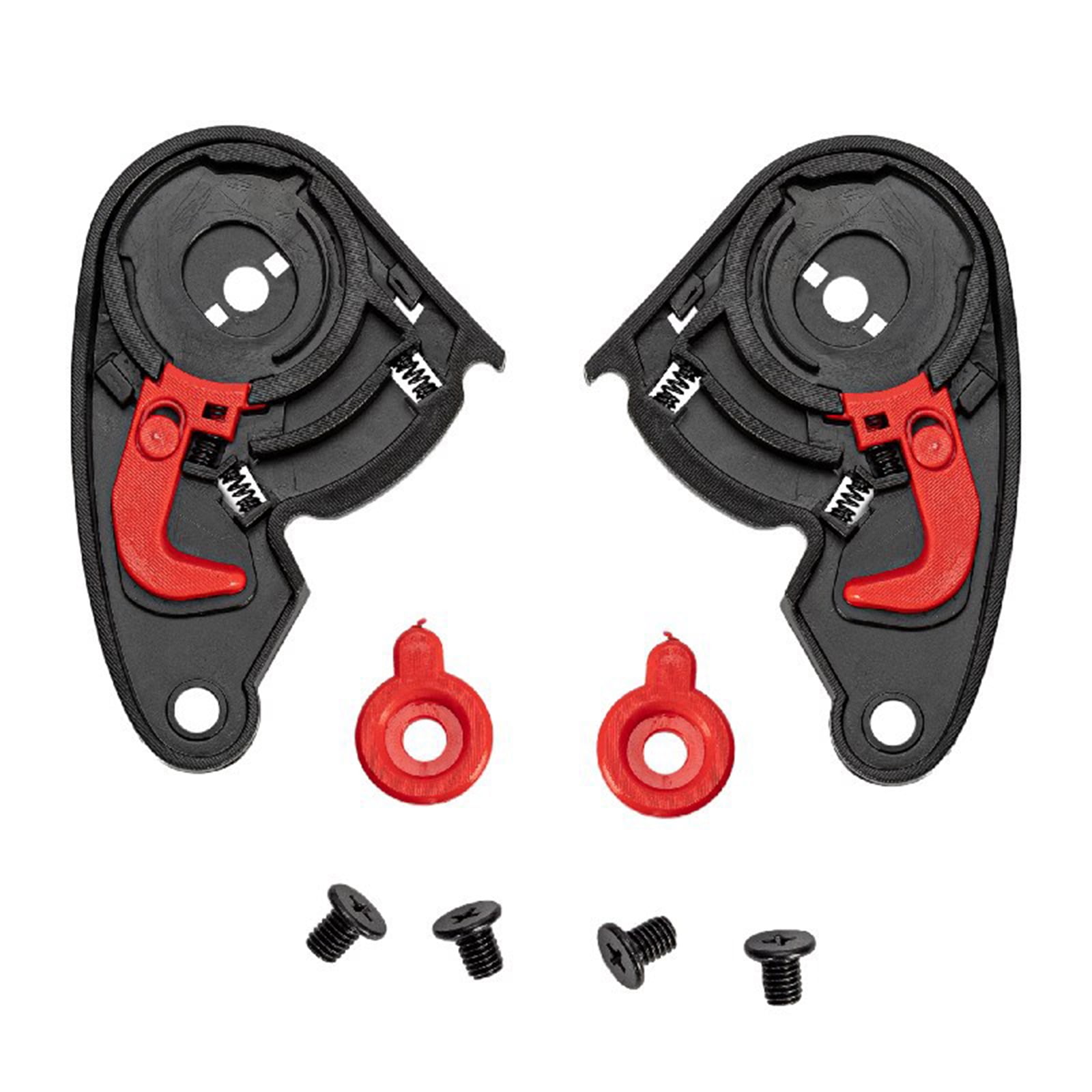 1 Pair Motorbike Helmets Lens Visors Clip Shield Lock Visors Fixing ...