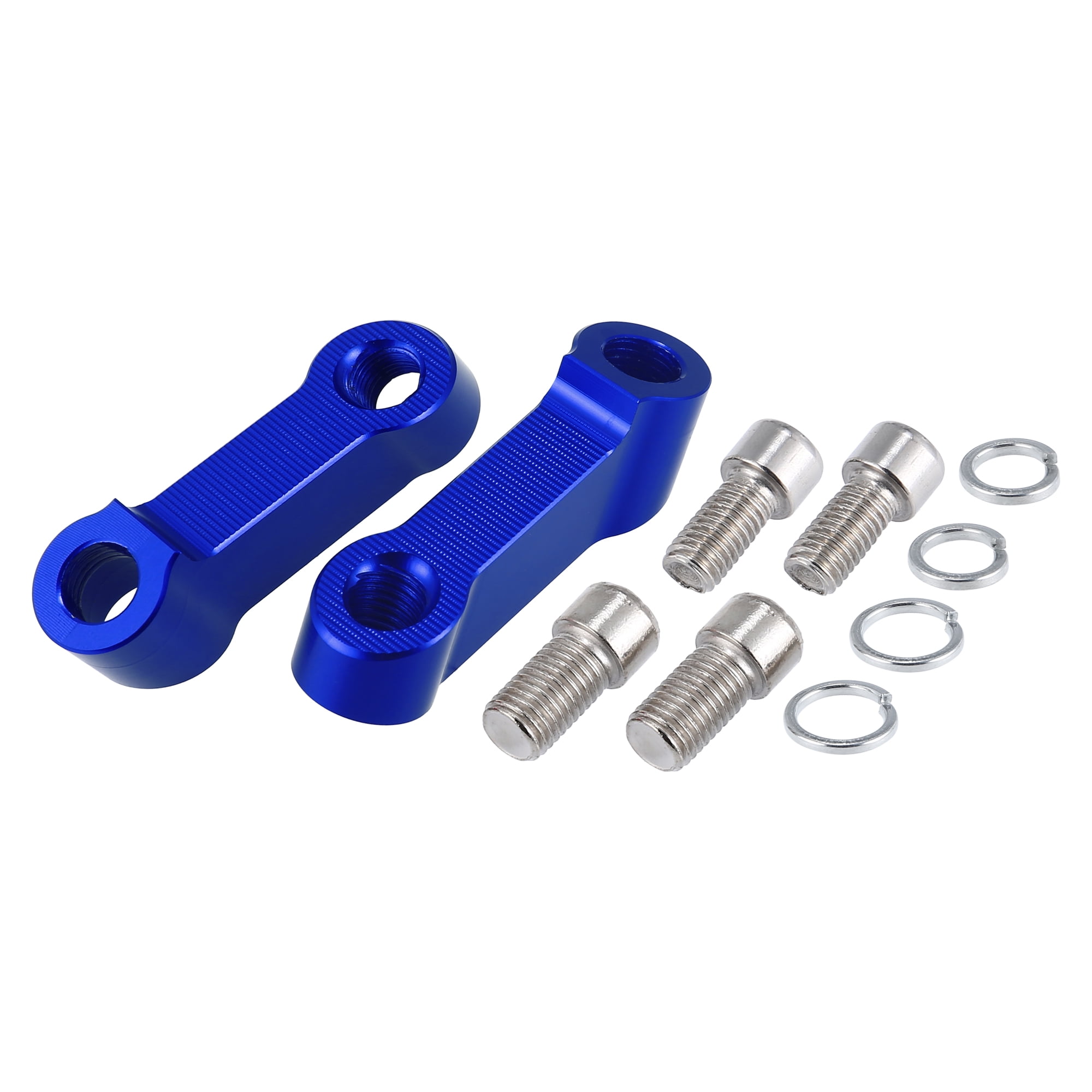 1 Pair Motorcycle 10mm 8mm Mirror Handlebar Mount Riser Extender ...